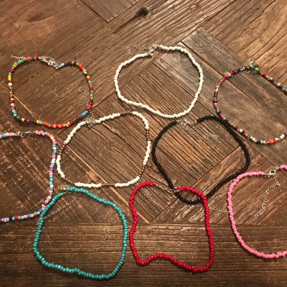 9 Chokers Vsco Girl Lot - Gem